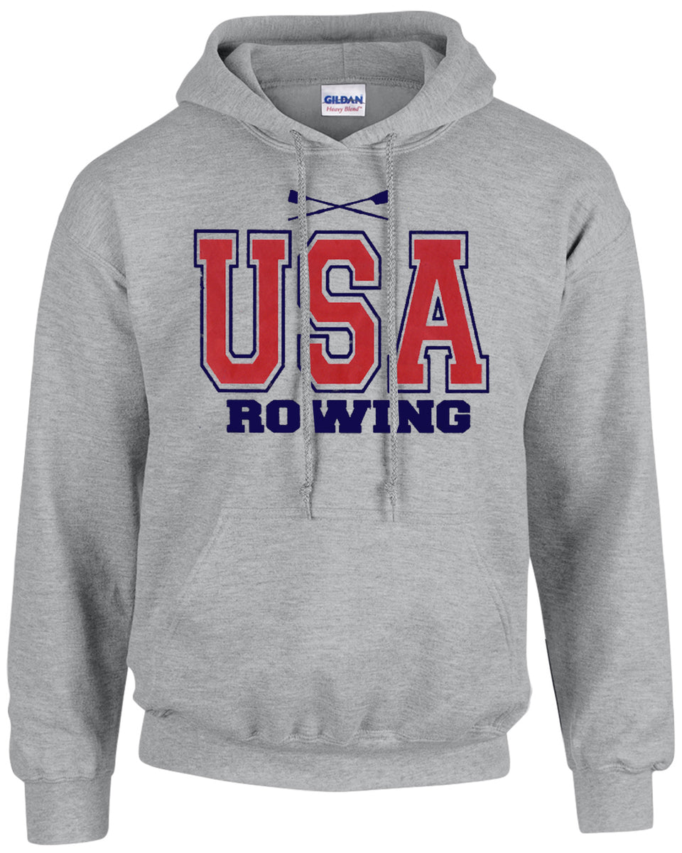 USA Rowing Hoodie Ash Gray – The Rowing Catalog